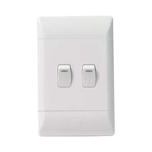 CBi PVC 2 Lever Light Switch 4 x 2 – CBI Online
